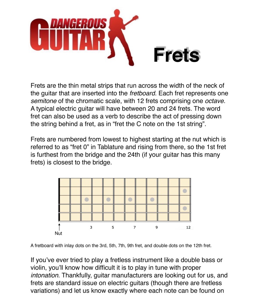 Frets Explained - DangerousGuitar.com