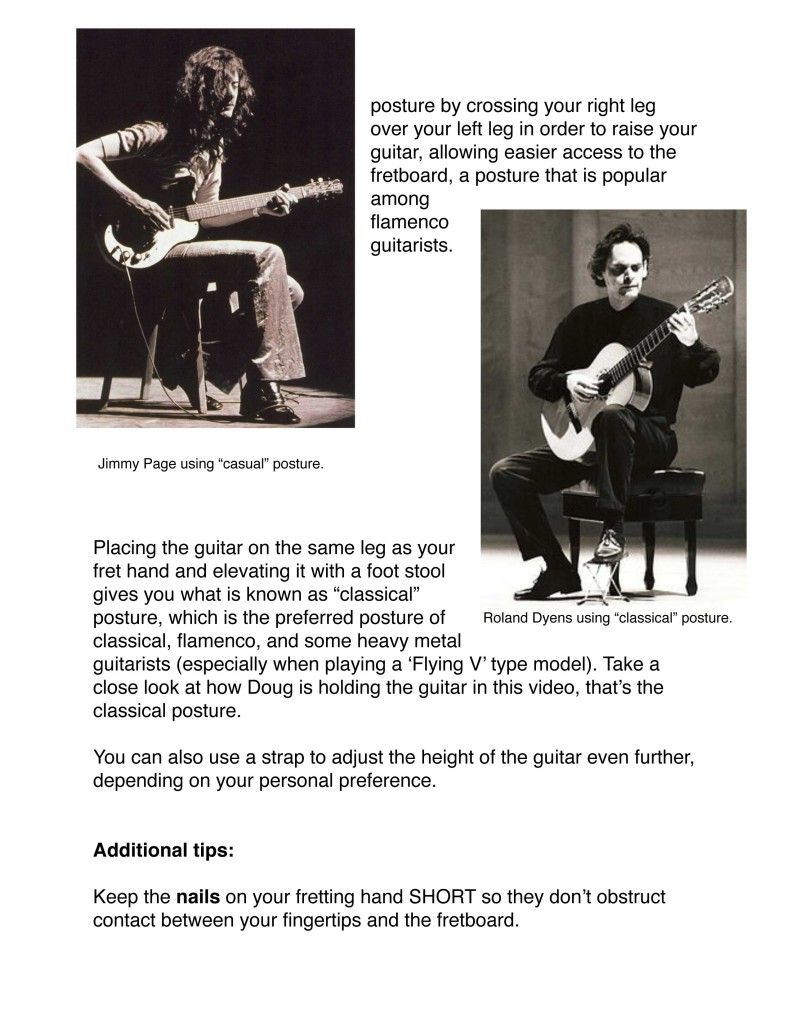 Fretting Hand Technique and Exercises - DangerousGuitar.com